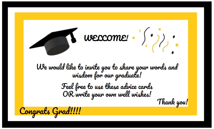 graduation-advice-card-instructions – Frolicking Fox Cubs