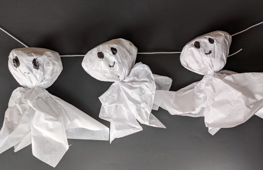 A Quick, Easy, & Inexpensive Halloween Decoration Craft – Tissue Paper ...