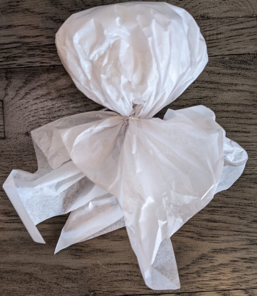 A Quick, Easy, & Inexpensive Halloween Decoration Craft – Tissue Paper ...