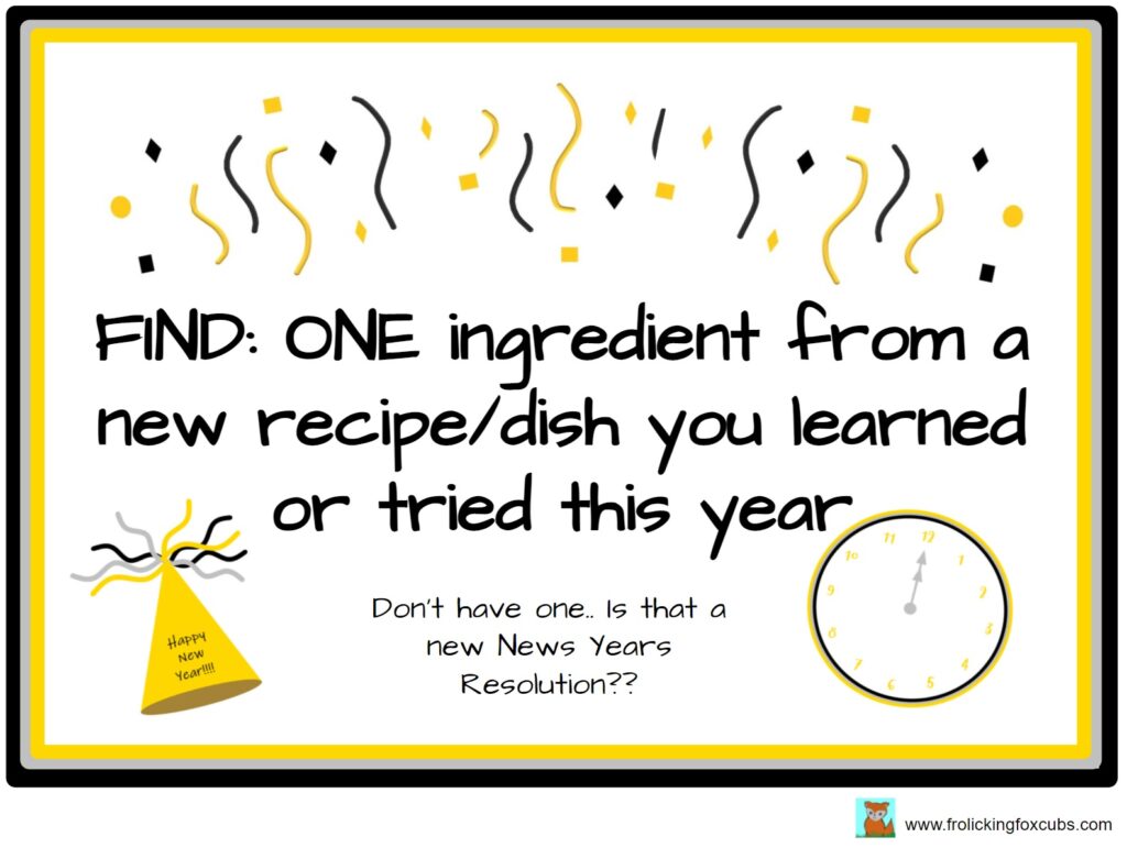 A New Year’s Eve Scavenger Hunt – A Fun Look Back at the Year ...