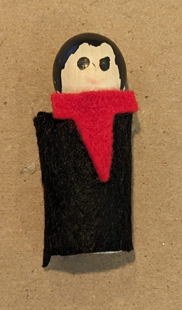 An Easy & Inexpensive Dracula Craft – Step By Step – Frolicking Fox Cubs