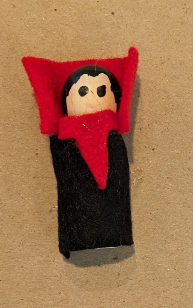 An Easy & Inexpensive Dracula Craft – Step By Step – Frolicking Fox Cubs