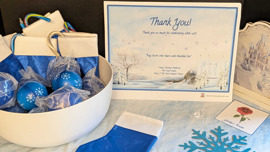 Printables for an Amazing Snow Queen Party – Frolicking Fox Cubs